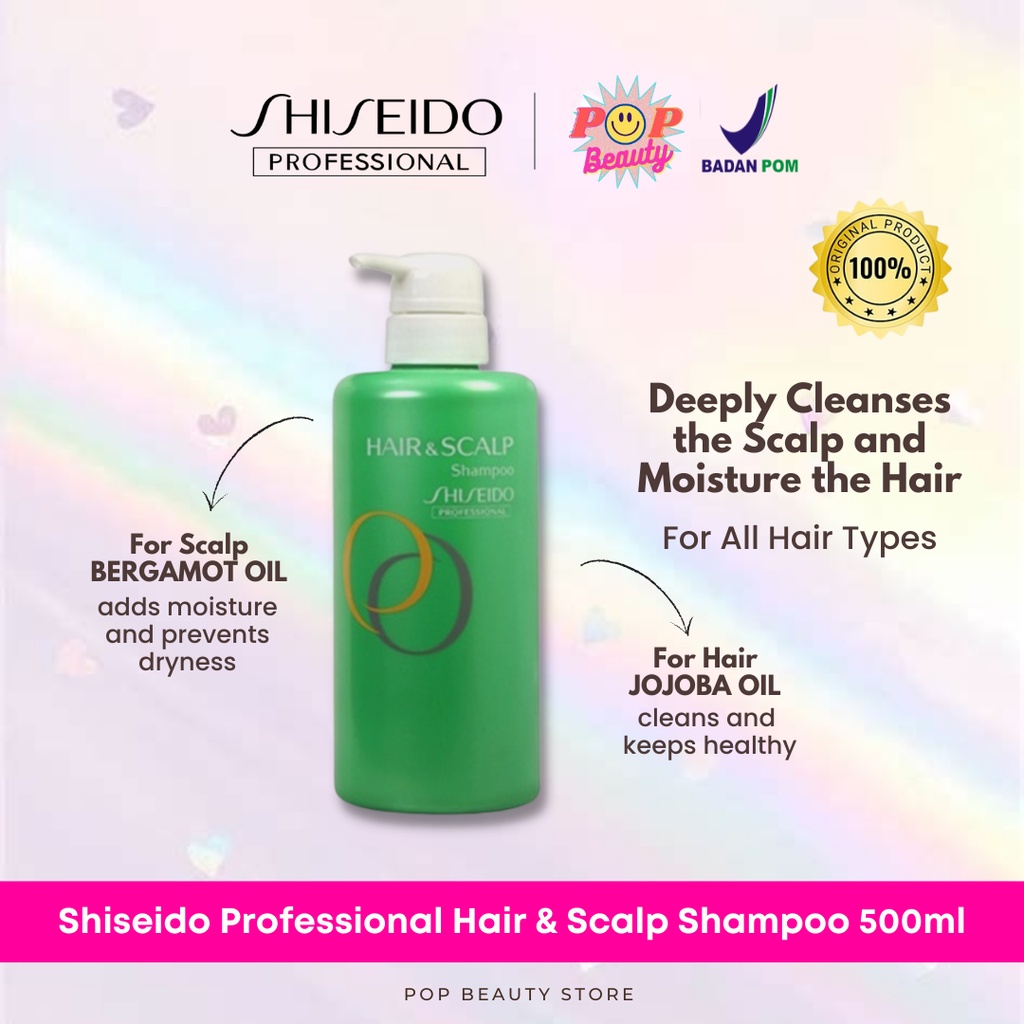 Jual Shiseido Professional Hair and Scalp Shampoo 500ml / Shiseido ...