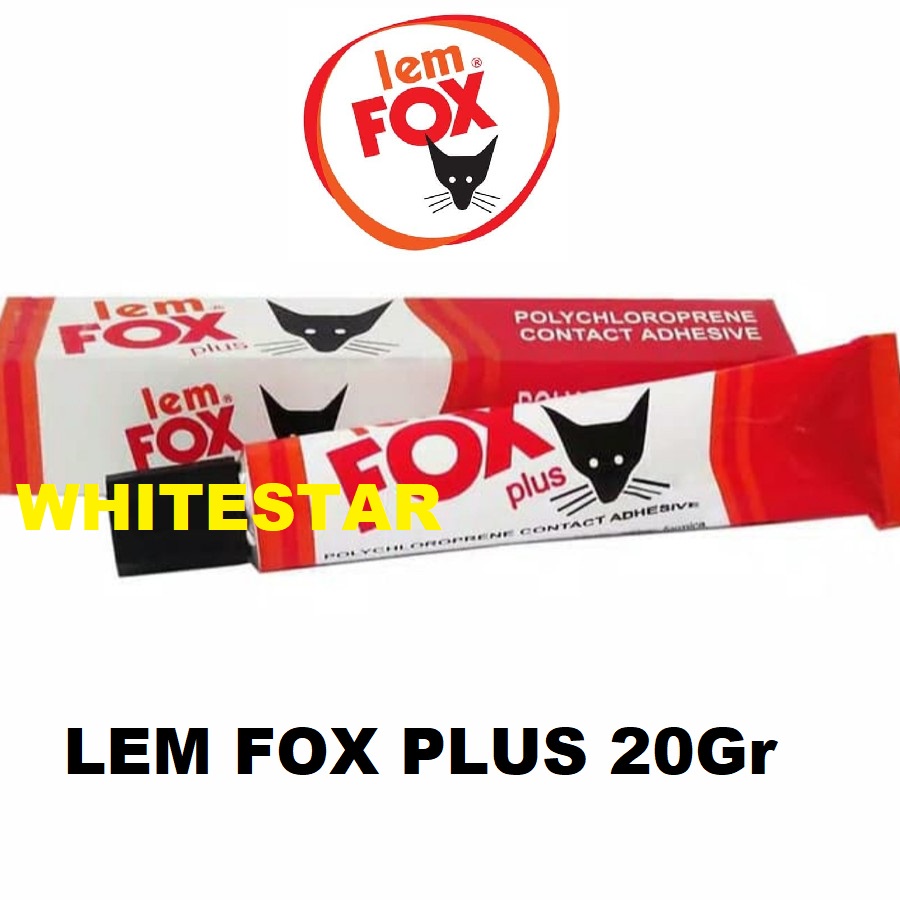Jual lem fox plus tube 20 gram - lem serbaguna sepatu otomotif | Shopee ...