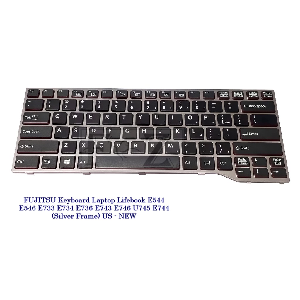 Jual FUJITSU Keyboard Laptop LifeBook E544 E546 E733 E734 E736 E743 ...
