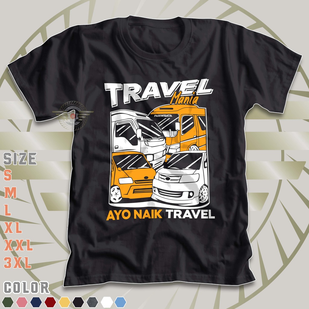 Jual Kaos Driver Muda Travel Mania Baju Mini Bus Mobil Elf Ayo Naik ...