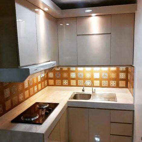 Jual Kitchen Set Minimalis Total Ukuran 2.5Meterx2 Kayu Bloktik ...