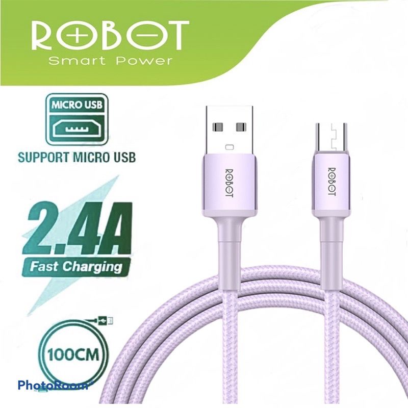 Jual Kabel Data Robot Original RSM100 Data Cable Android Micro USB 1M ...