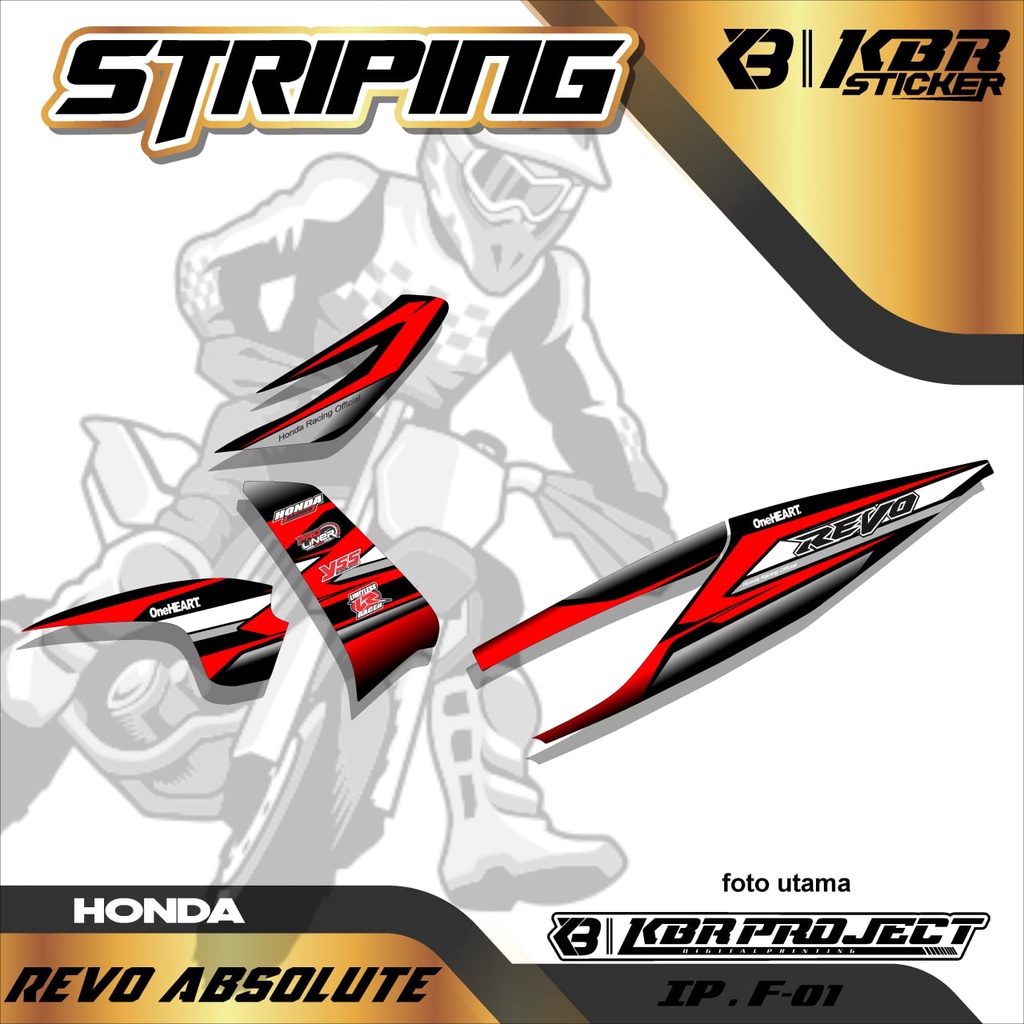 Jual REVO ABSOLUTE (COD) Stiker Motor HONDA - Striping REVO ABSOLUTE ...