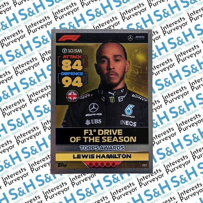Jual Kartu Turbo Attax 2022 TA MAMG HAMILTON 283 F1 Formula 1 original ...