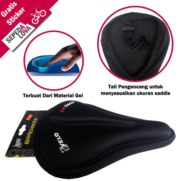 Jual Sarung Jok Sadel Sepeda Cover Saddle Velo 031 3D Gel Lebar Besar | Shopee Indonesia