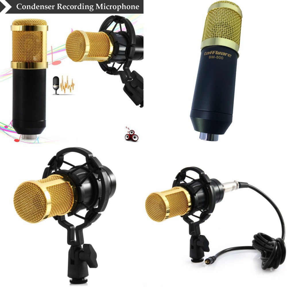 Jual Mikrofon Kondenser Studio dengan Shockproof Mount - BM-800 ...