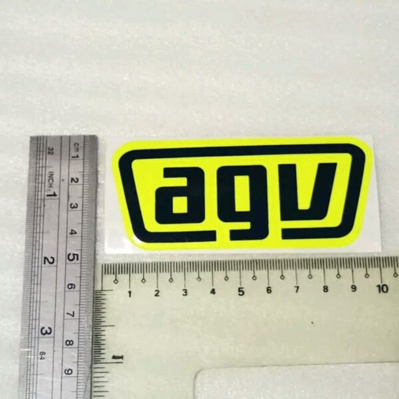 Jual stiker / Sticker cutting Logo AGV stabilo 1pc | Shopee Indonesia
