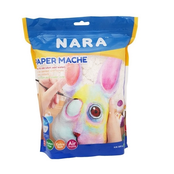 Jual Wimpy - NARA Paper Mache Air Dry Clay Bubur Kertas Paper Clay ...