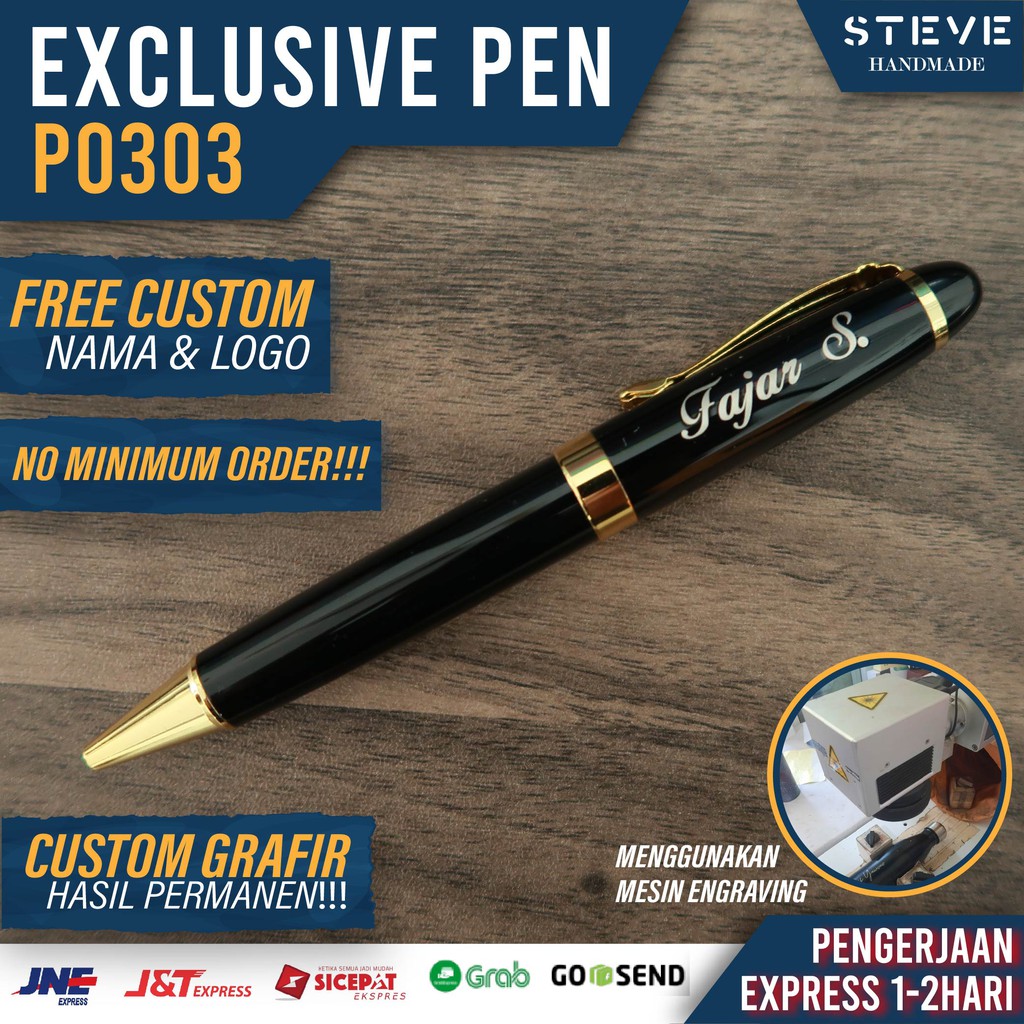 Jual Pena Ballpoint Bolpen Bolpoin Pulpen Rollerball Pen Steve P0303 ...