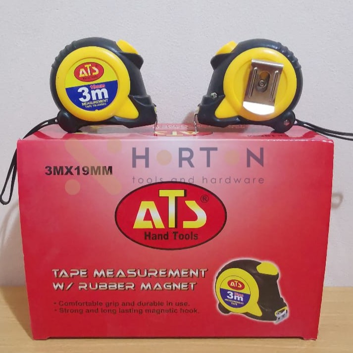 Jual METERAN MAGNET 3 METER AUTOLOCK ATS | Shopee Indonesia
