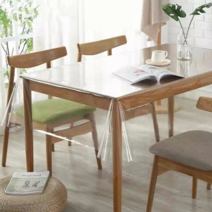 Jual Plastik Mika Meteran/Taplak Meja Makan Plastik Ukuran 210 X 137 Tebal Stok Terbatas ...