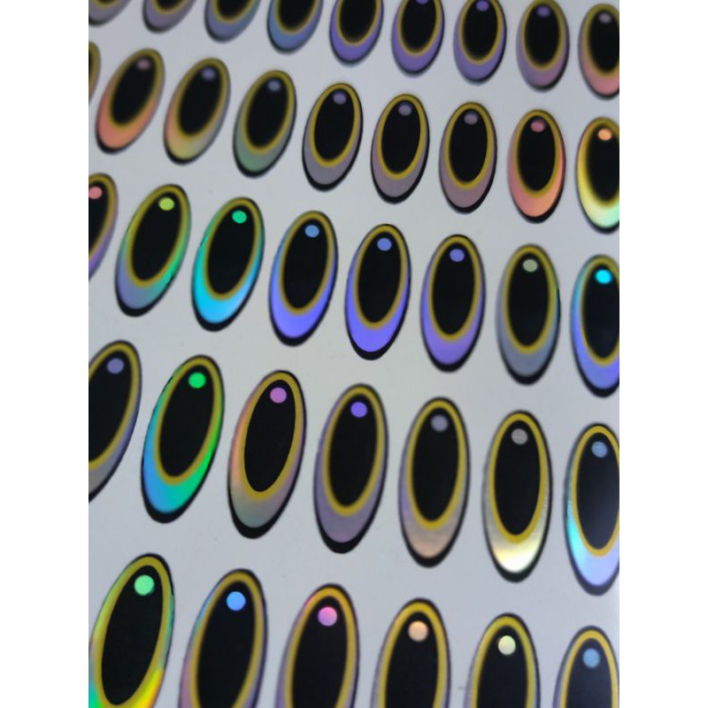 Jual Sticker Mata Ikan Metal Jig MXL Isi 50 Pcs (Very Slime & Full ...