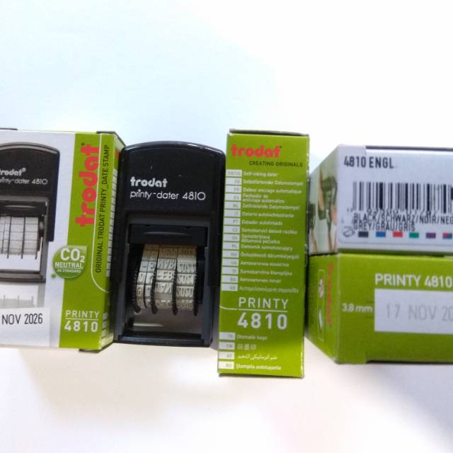 Jual Trodat Printy Dater 4810 - Stempel Tanggal Trodat 3.8mm | Shopee ...