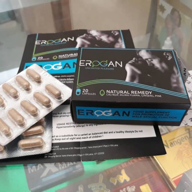 Jual erogan asli kemasan botol isi 30 capsul | Shopee Indonesia