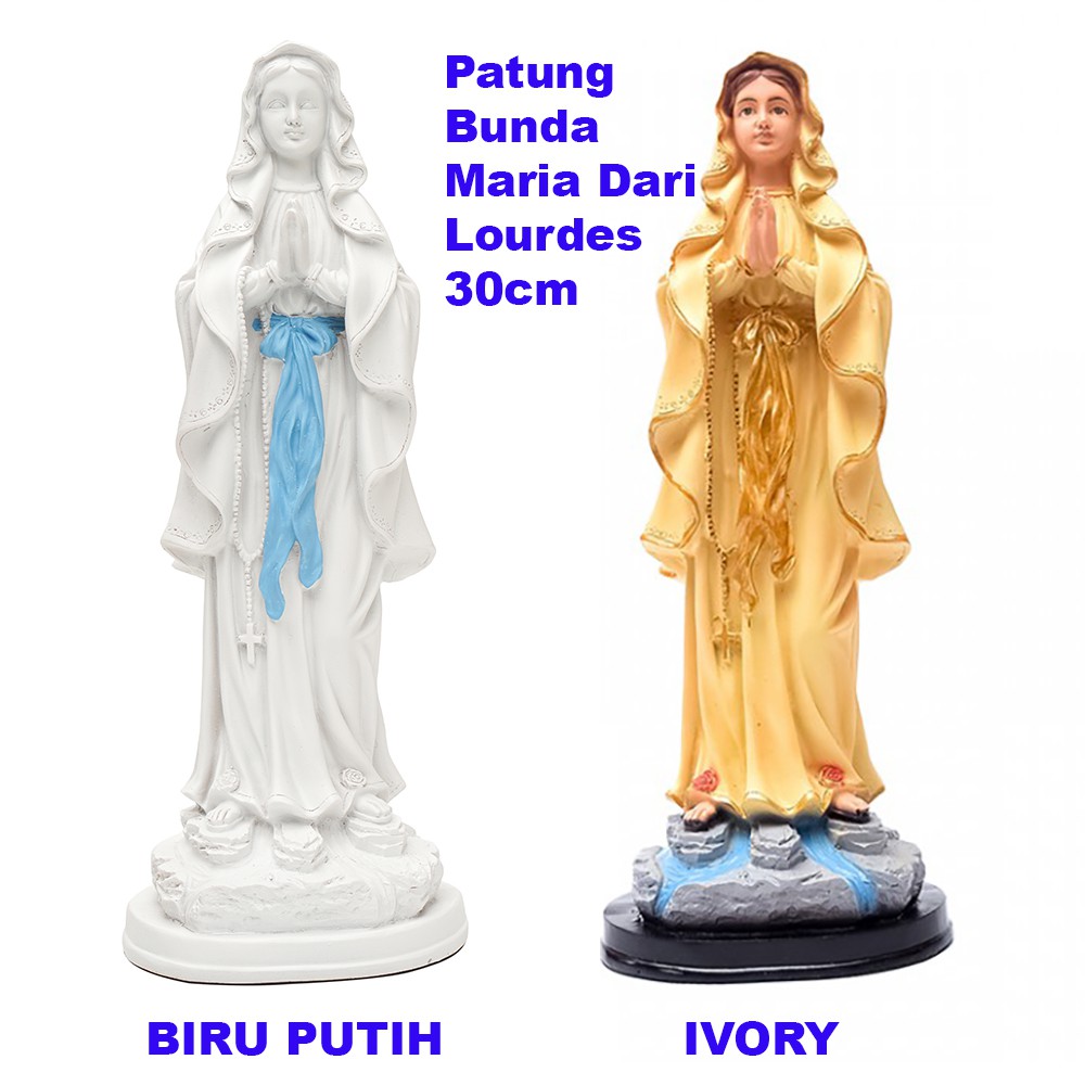 Jual Patung Bunda Maria Dari Lourdes 30cm - Patung Gereja - Patung ...