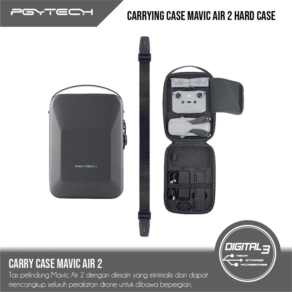 Jual Pgytech DJI Mavic Air 2/2S Hard Shell Carrying Case Tas Carry Bag | Shopee Indonesia
