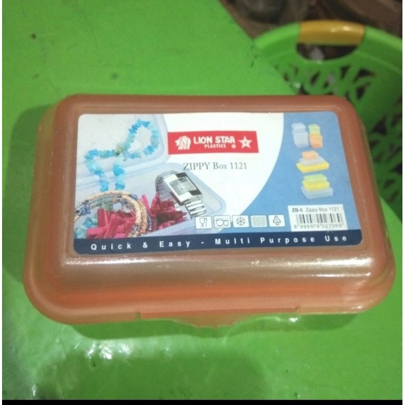 Jual Box / Kotak plastik tempat aksesoris serbaguna atau zippy box Lion ...