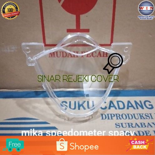 Jual WIN - KACA MIKA SPEDOMETER SPEEDOMETER KILOMETER KM SPIDO SPACY KARBU CARBU FI | Shopee ...
