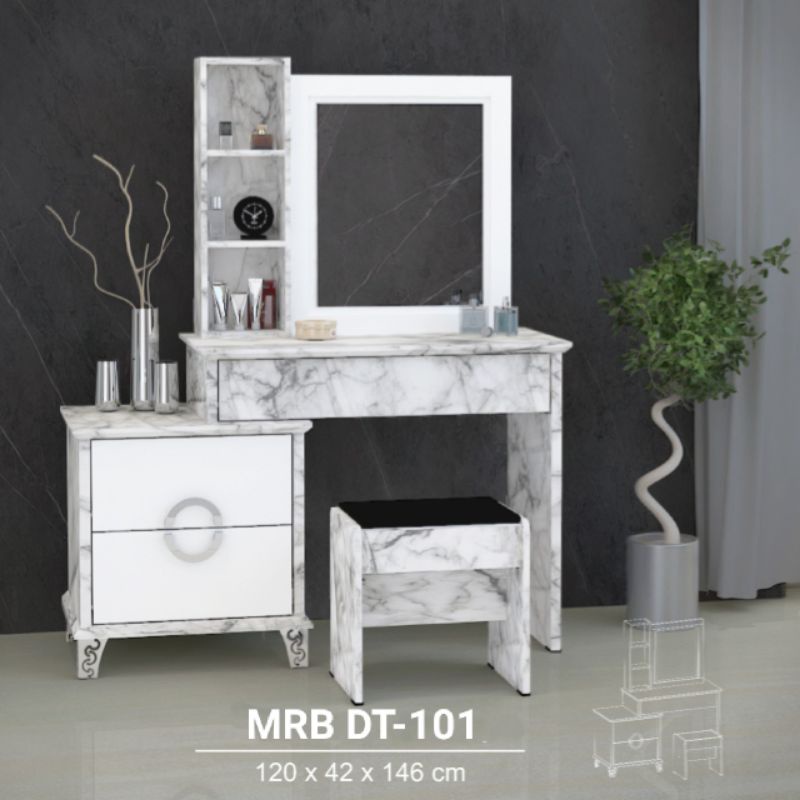Jual Meja Rias Minimalis Marble | Shopee Indonesia