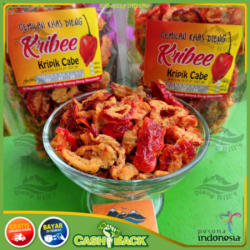 Jual KERIPIK CABAI DIENG CRISPY OLEH OLEH KHAS DIENG WONOSOBO KERIPIK ...