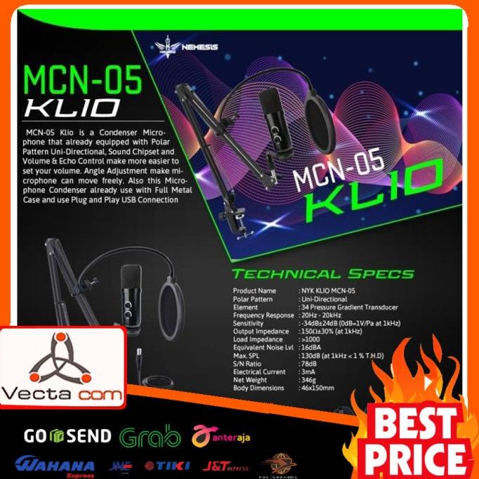 Jual MIc NYK Nemesis MCN-05 Klio Mic Condenser USB | Shopee Indonesia