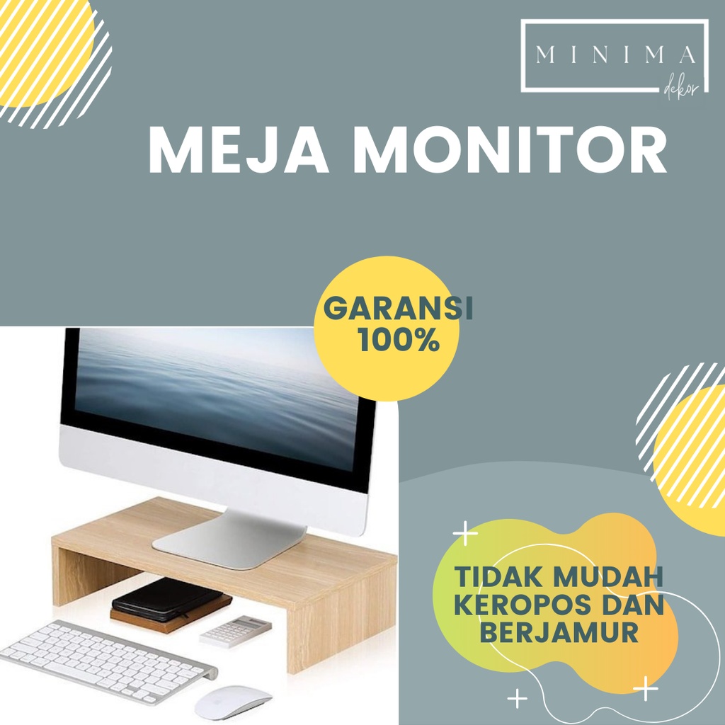 Jual Meja monitor/Stand Monitor/Laptop/Komputer | Shopee Indonesia