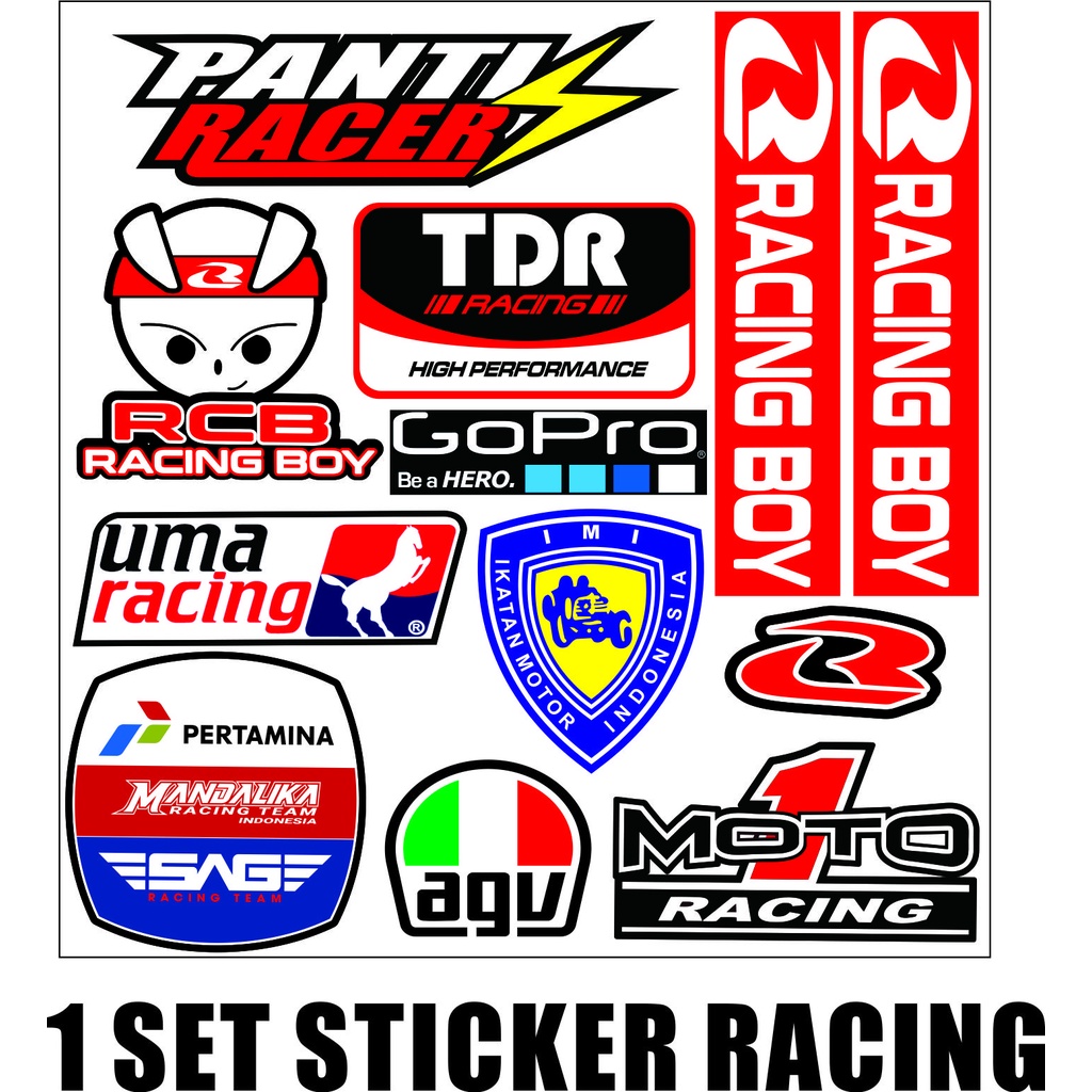 Jual DECAL VARIASI STIKER MOTIF STICKER RACING VARIASI/STICKER ALL ...