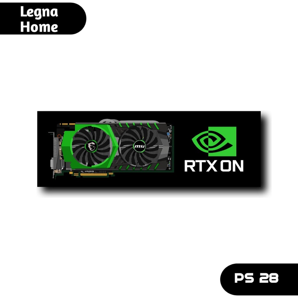 Jual Hiasan Dinding Poster Kayu Gaming VGA GPU Graphic Card 30x10 cm ...