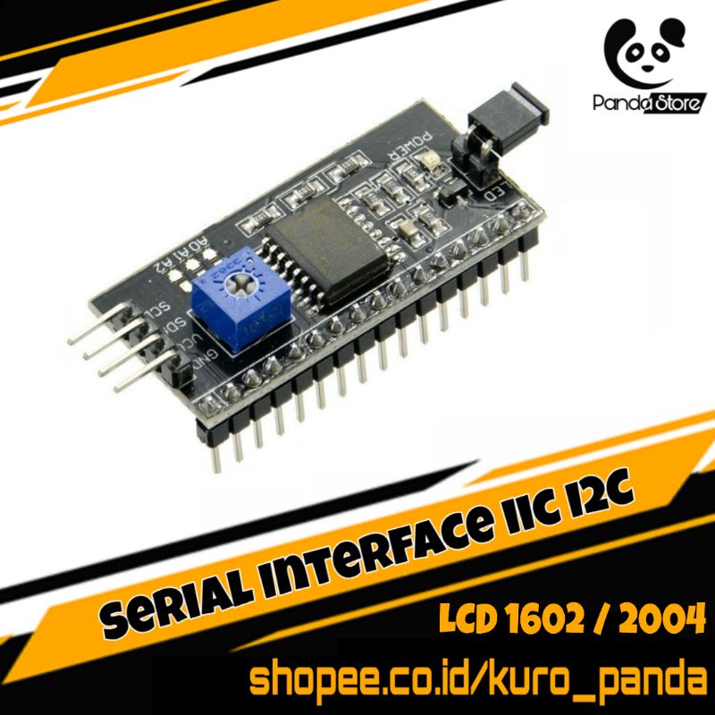 Jual Serial Interface LCD 1602 I2C 2004 IIC 16x2 20x4 ARDUINO | Shopee ...