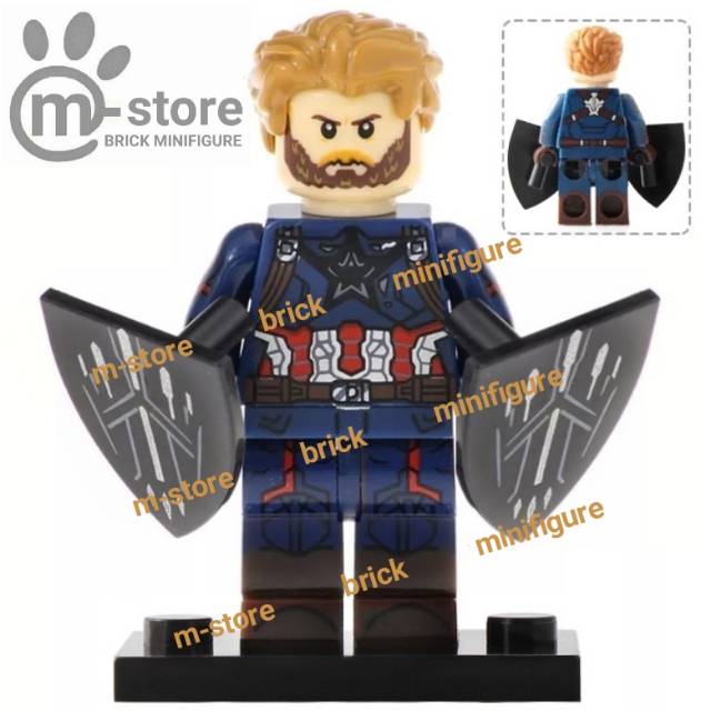 Jual brick avengers infinity war captain america mini toy figure ...