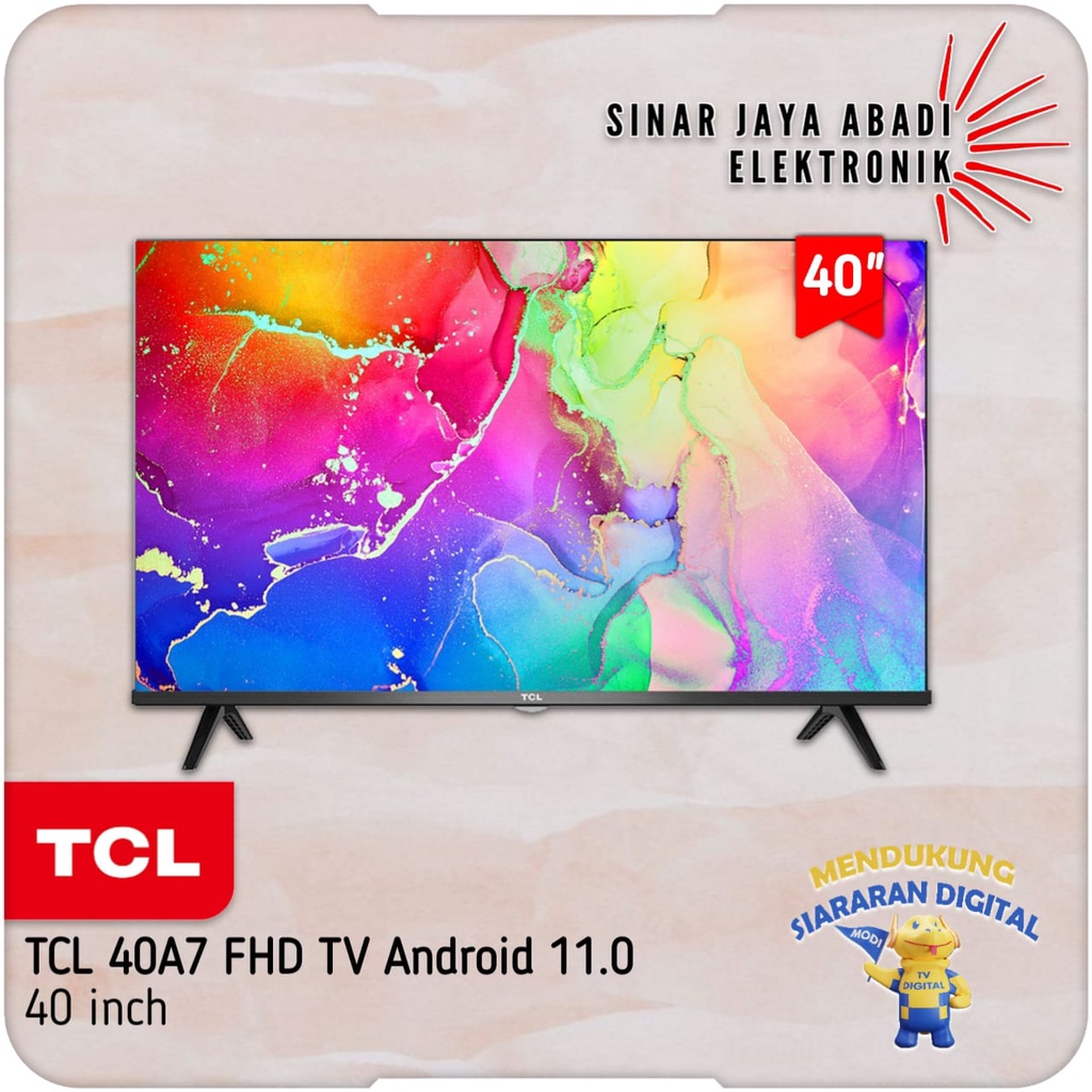 Jual TCL 43A9 Smart Google TV Frameless FHD Google Voice/Netflix ...