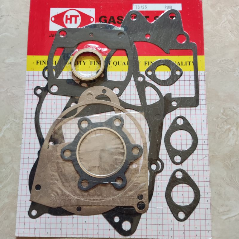 Jual Gasket Full Set TS125 Packing Pack Suzuki TS 125 baut 4 6 A B Old New Lama Baru Bolt ...