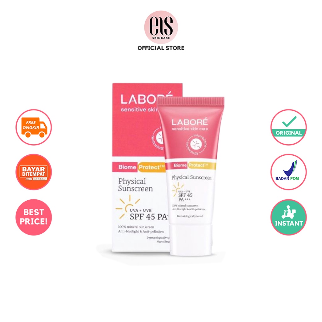 Jual LABORE BiomeProtect Physical Sunscreen Mini 10ml - Mineral ...
