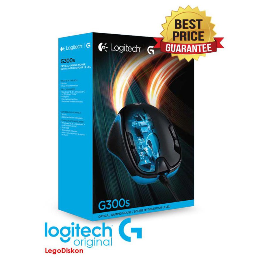 Jual Logitech G300S Gaming Mouse | Shopee Indonesia