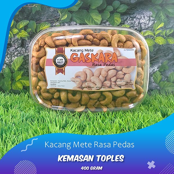 Jual GASKARA KACANG MENTE 400 GRAM TERSEDIA VARIAN RASA | Shopee Indonesia