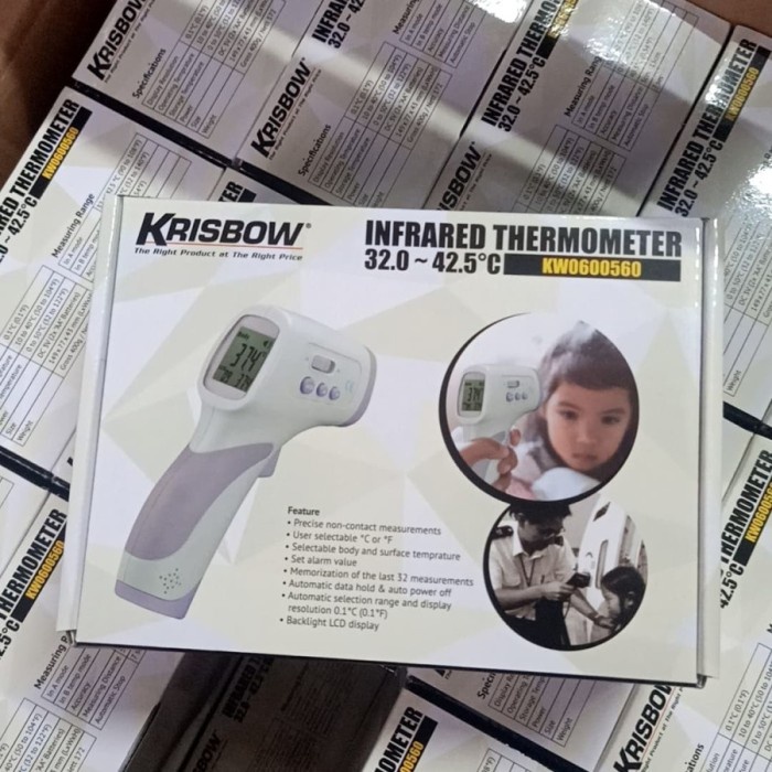 Jual Laihoshope Termometer Infrared Krisbow / Thermo Gun / Termometer ...