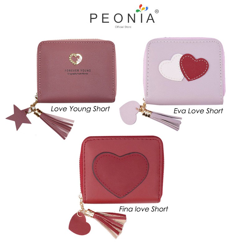 Jual Peonia PNA LOVE YOUNG EVA FINA Dompet Import Wanita Kulit Kecil ...