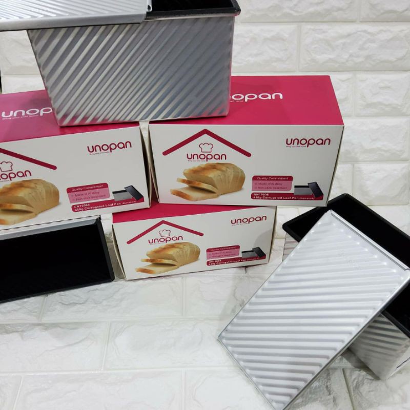 Jual UNOPAN loaf pan garis garis | Shopee Indonesia
