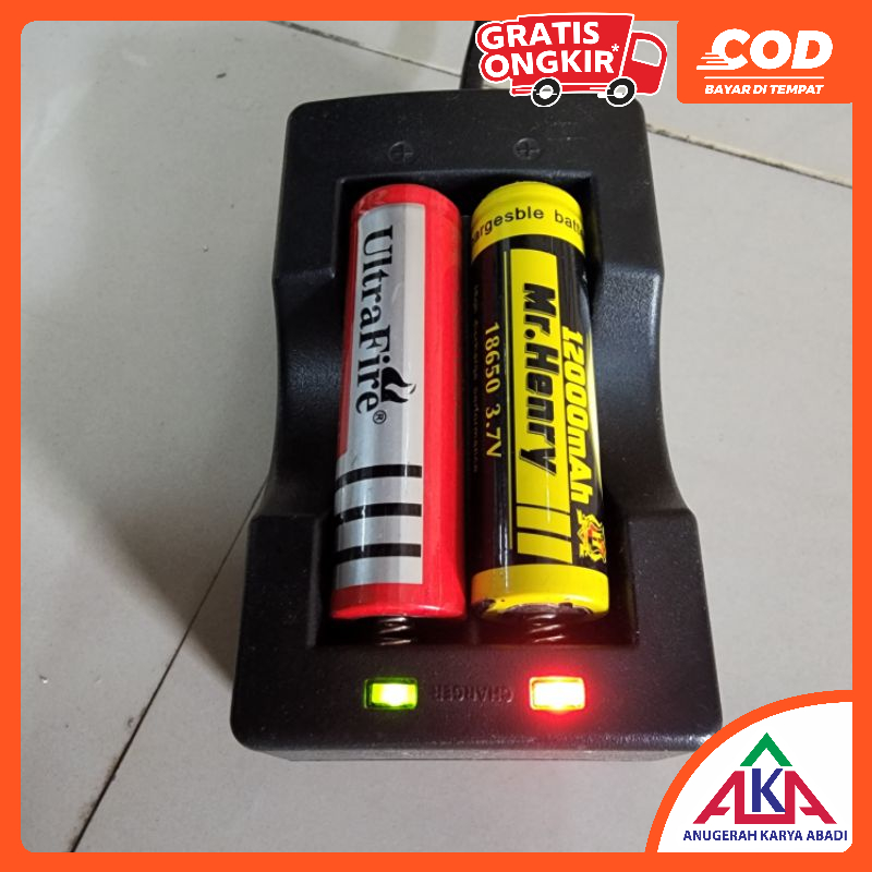 Jual Taffware Charger Baterai Vape Cell Charger 18650 DUAL Battery Slot ...