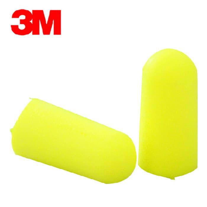 Jual ORIGINAL 3M EARPLUGS YELLOW NEON PENYUMBAT KUPING TELINGA EAR PLUG ...