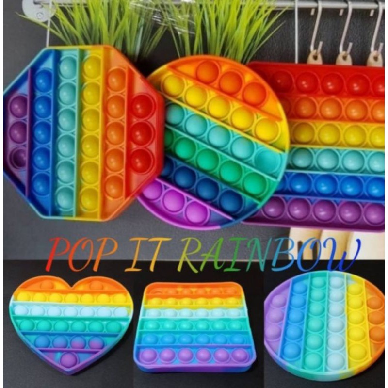 Jual Pop It Rainbow | Shopee Indonesia
