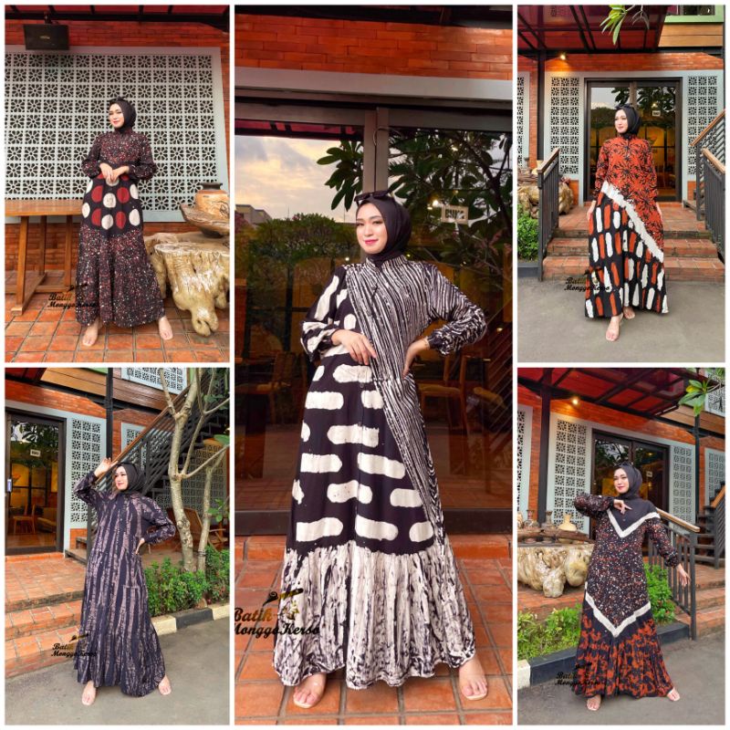 Jual Batik Monggo Kerso - Terbaru Gamis twill rayon ori pekalonga cap ...