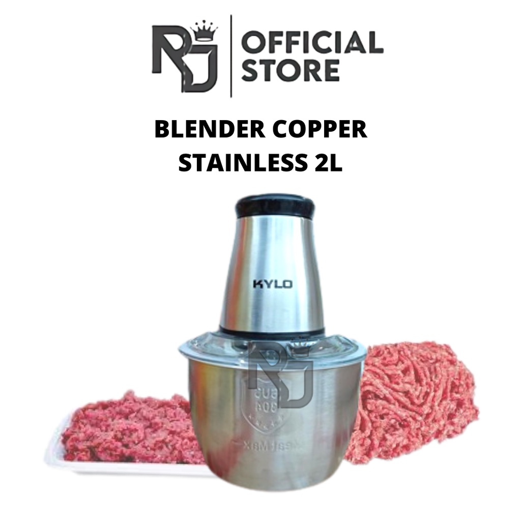 Jual BLENDER COPPER STAINLESS 2L / BLENDER DAGING ELEKTRIK / BLENDER ...