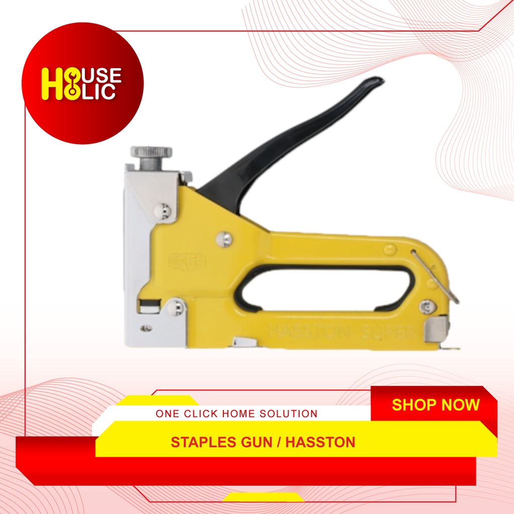 Jual Staples Gun / Stapler Staple Staples Tembok Hasston 4090 | Shopee Indonesia