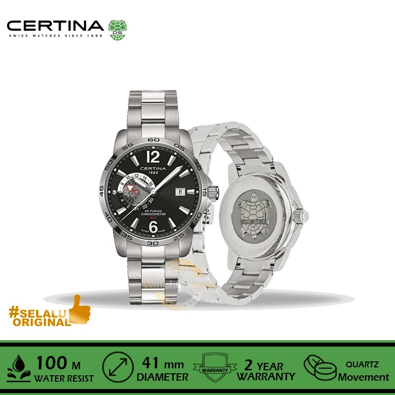 Jual Jam Tangan CERTINA C034.455.11.057.00 Original Murah | Shopee Indonesia