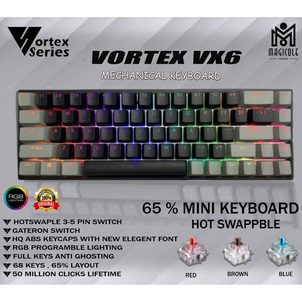 Jual VortexSeries VX6 Mechanical Keyboard | Shopee Indonesia