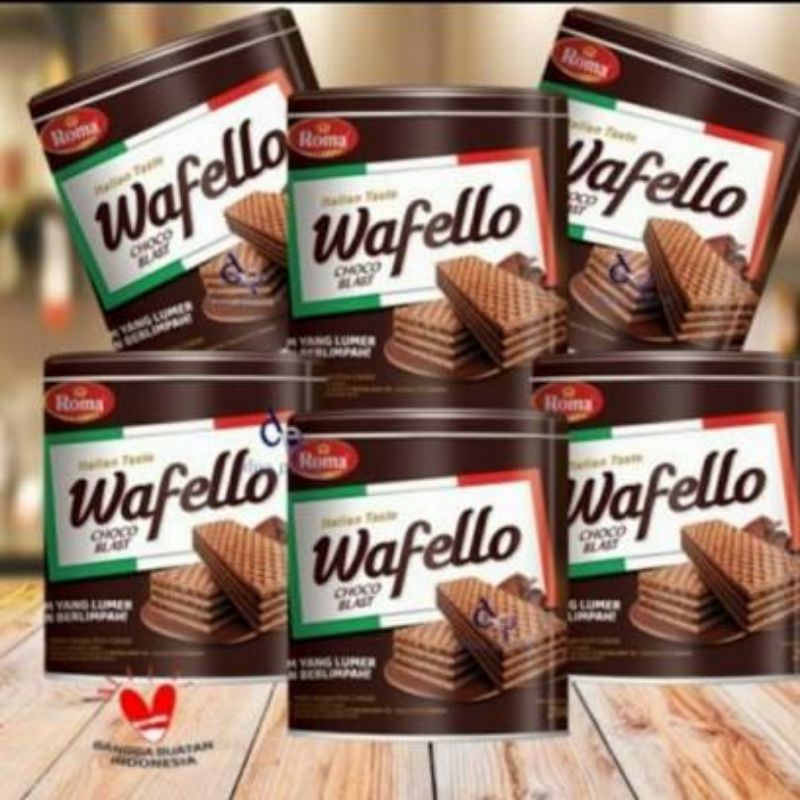 Jual Kue Kaleng Wafer Waffelo | Shopee Indonesia