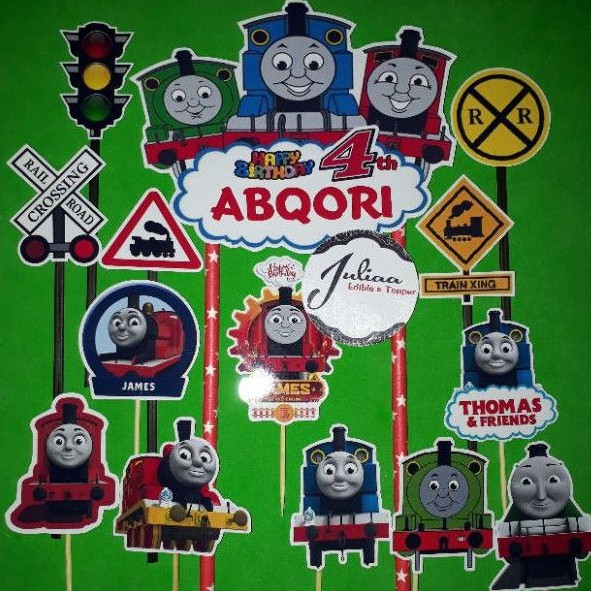 Jual topper cake tema Thomas | Shopee Indonesia