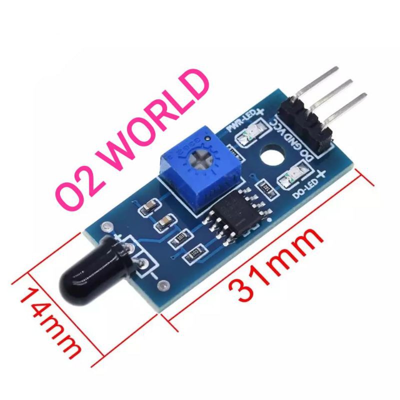 Jual modul sensor pendeteksi api flame detector sensor | Shopee Indonesia