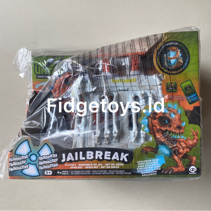 Jual WowWee Fingerlings Untamed Skeleton Jailbreak - Dino Radioactive | Shopee Indonesia